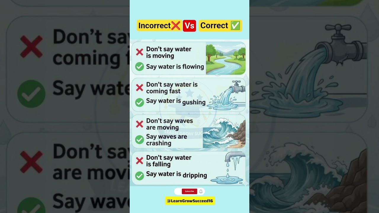 INCORRECT vs CORRECT sentences in English #incorrect #correct #english #learnenglish #shortfeed