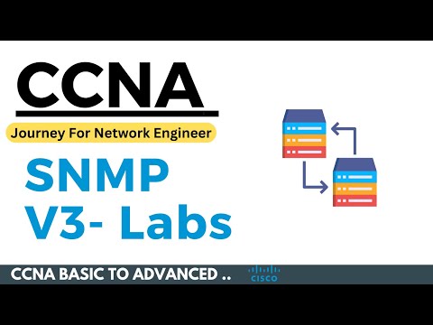 What is SNMP & How To Configure SNMP V3 Easy Lab Step By Step ||CCNA Course in Hindi