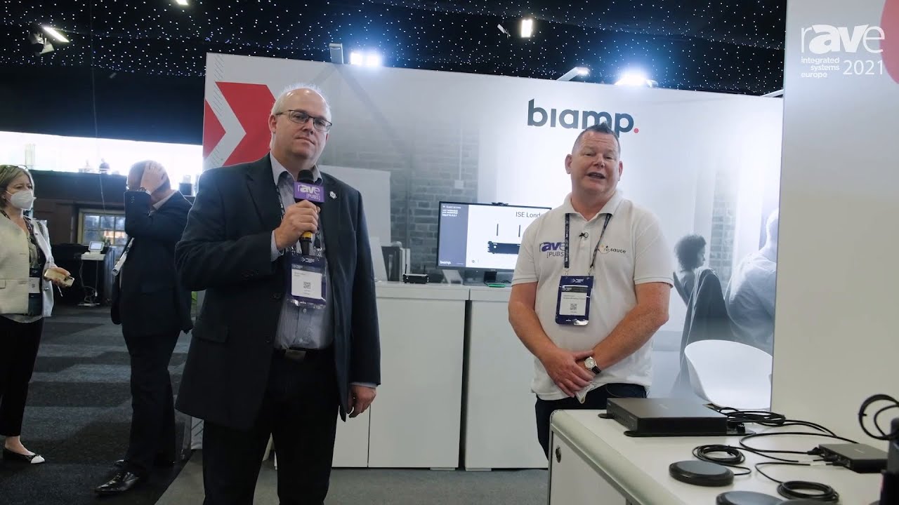 ISE 2021: Brian Davis Shows Biamp Stand, Complete With Parlé Ecosystem, Devio System and More