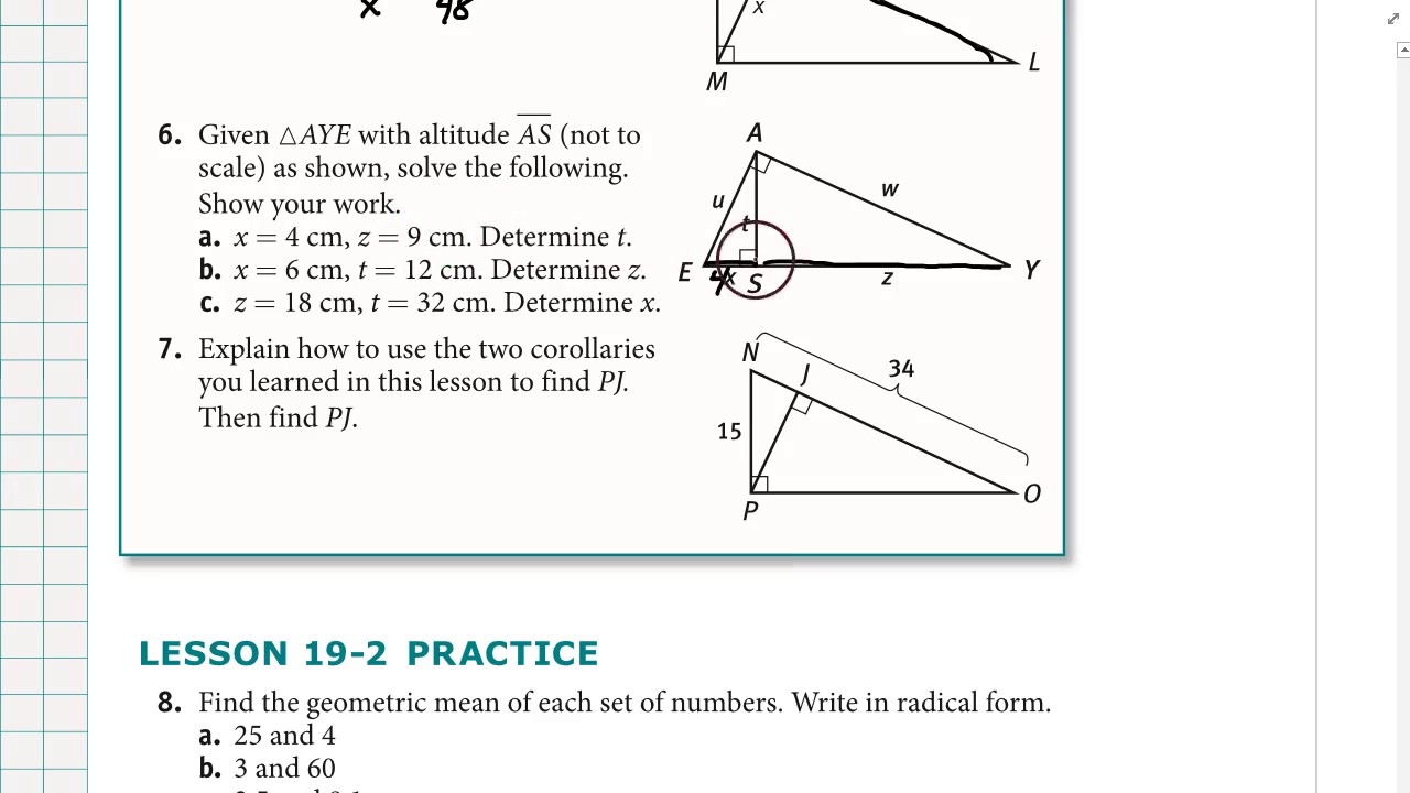 19-2 Geometric Mean