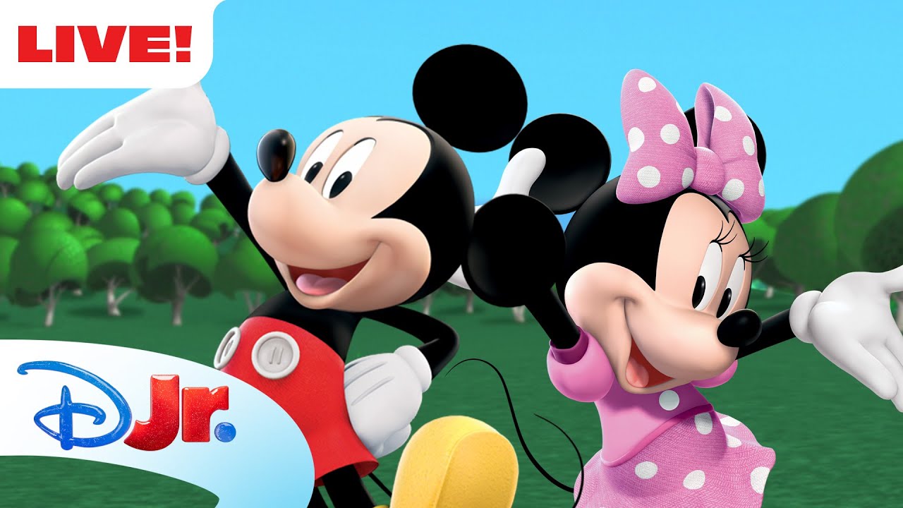 🔴 LIVE! 24 HOURS Mickey Mouse Full Episodes & Shorts | Clubhouse, Me & Mickey & MORE! |@disneyjr