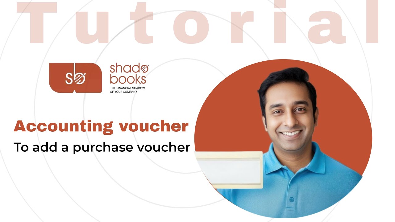 Shadobooks adding Purchase voucher Tutorial