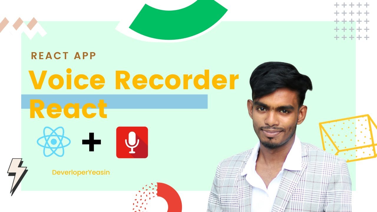 Voice recorder on react/react.js using npm package