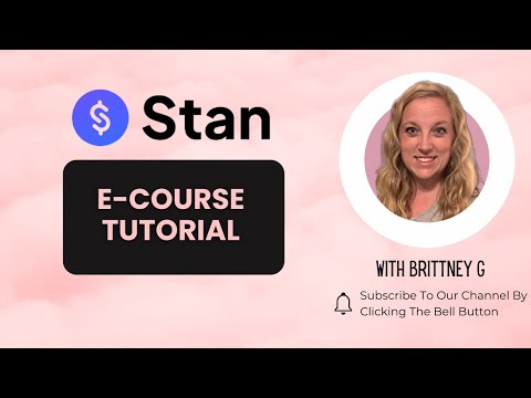 Stan Store E-Course Tutorial