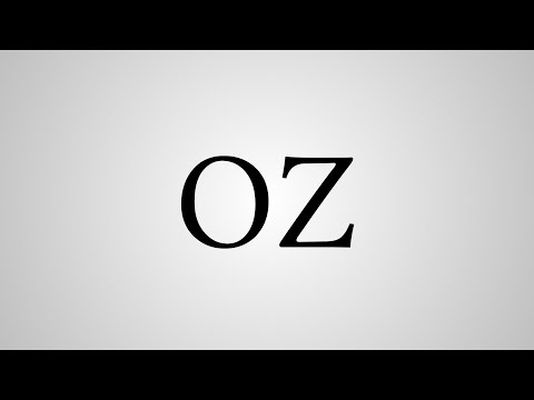 What Does "OZ" Stand For?