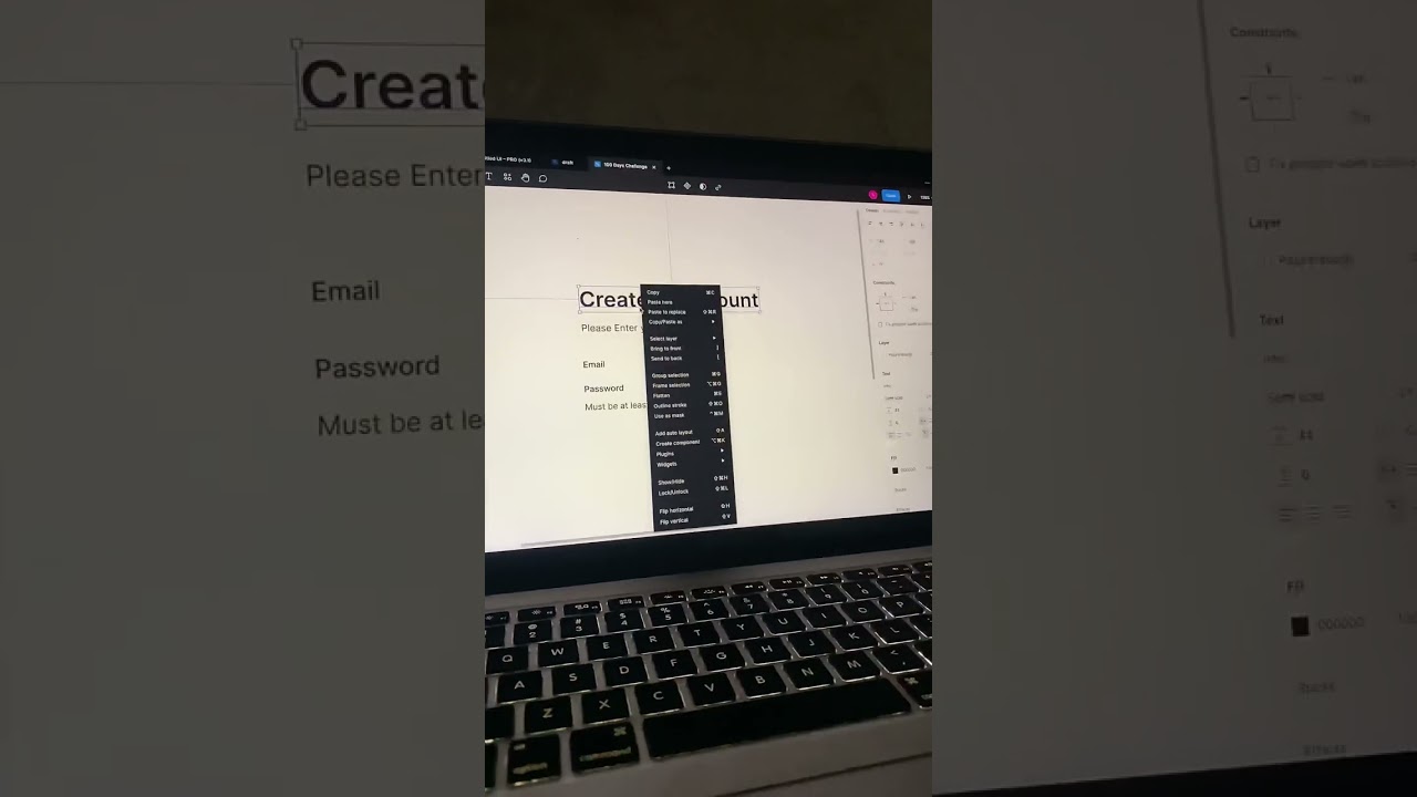 Day 1 - Sign Up Page #figma #figmadesign #100dayschallenge