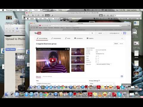 How to build your list using craigslist and embed a video into craigslist