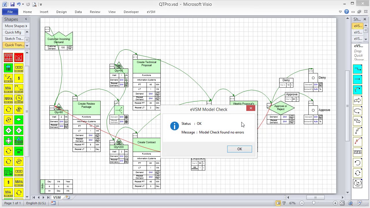 eVSM: Quick Transactional Processing