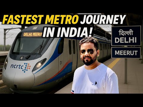 India’s Fastest Metro! Delhi to Meerut in Just Minutes | Namo Bharat RRTS Full Ride