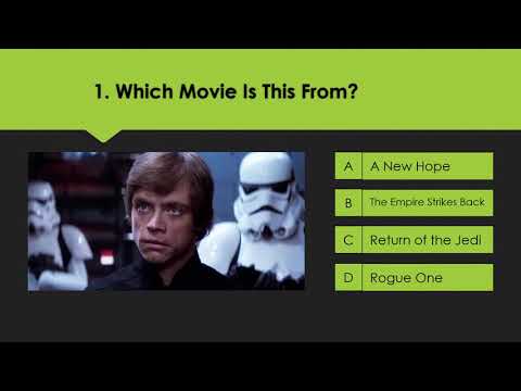 Match These Star Wars Screenshots To The Movie