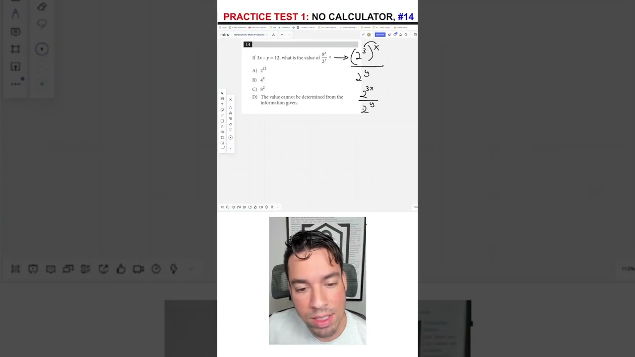 How to Solve a SAT Exponents Problem!