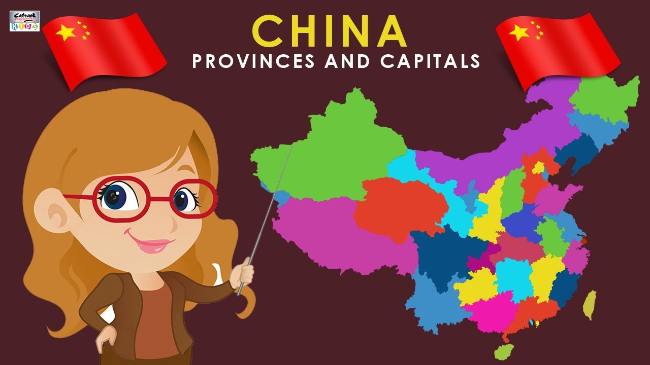 Learn Provinces and Capitals of China | China Country Map | Provinces Of China #catrackkidstv