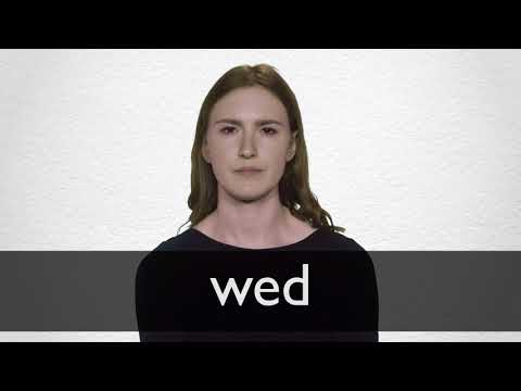 How to pronounce WED in British English