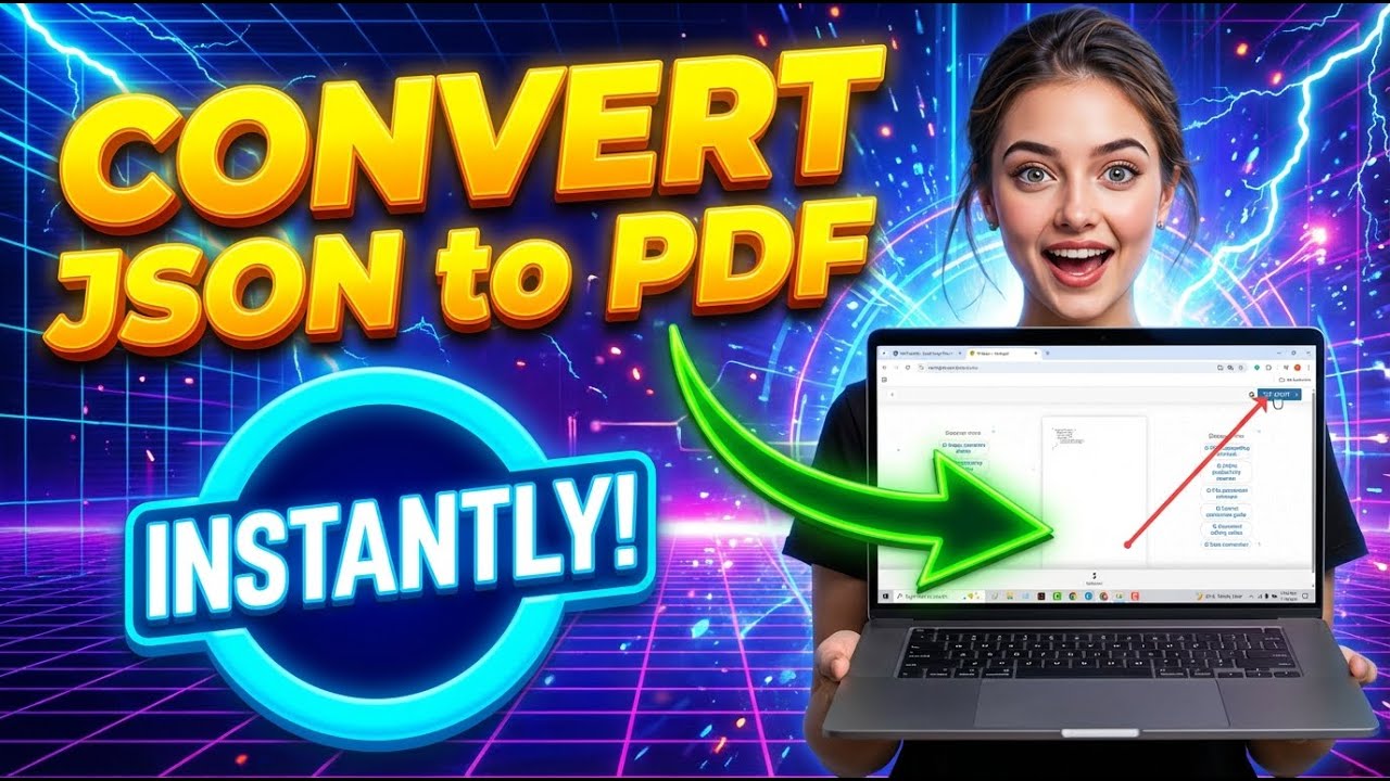 How To Convert JSON File To PDF | Simple Online Tool Tutorial