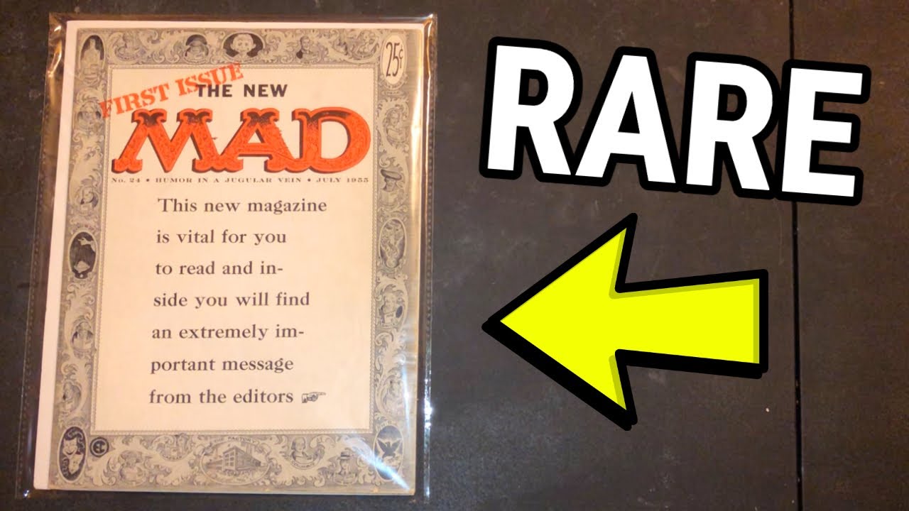 Unboxing The First Issue Of Mad Magazine *Super Rare*