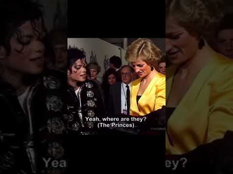 Michael Jackson with Princess Diana