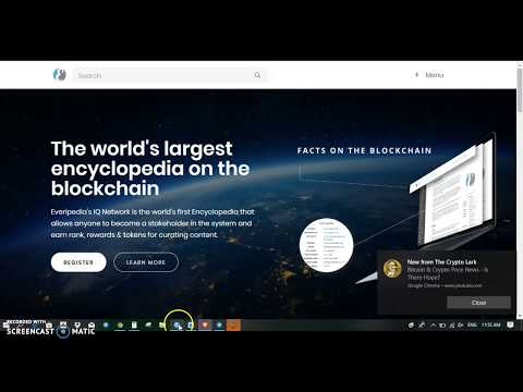 How to use Everipedia (Wikipedia on a blockchain)