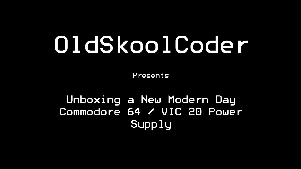 Unboxing a New Modern Day Commodore 64 / VIC20 Power Supply
