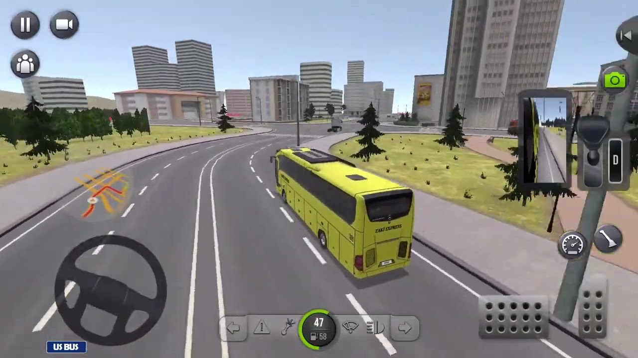 US Bus Simulator: Coach Bus Gameplay