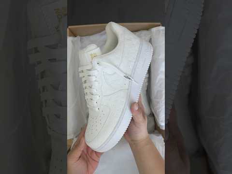 Unbox Nike Air Force 1 Low x Louis Vuitton “All White” #shorts