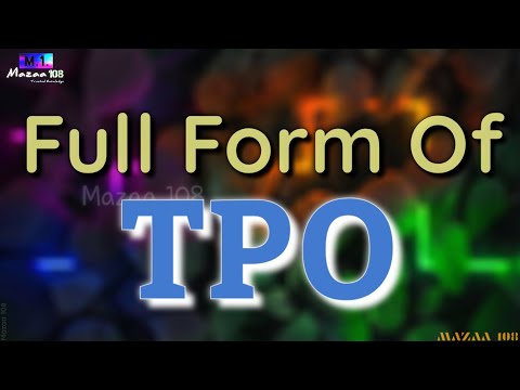 Full Form of TPO | TPO full form | TPO means | TPO Stands for | TPO ka matlab | #Blood #Test Related