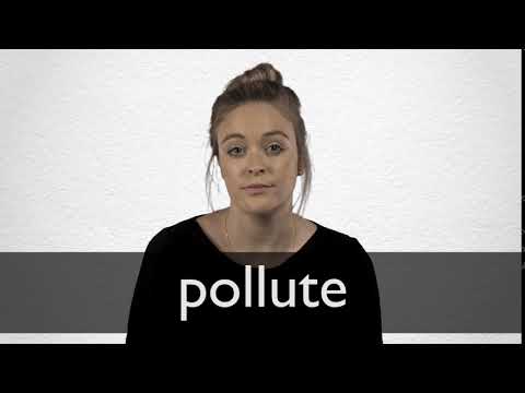 How to pronounce POLLUTE in British English