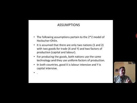 Modern theory of international Trade