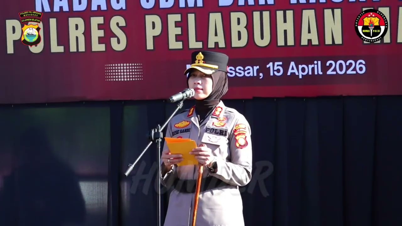 Polres Pelabuhan Makassar Gelar Sertijab Kabag SDM dan Kasat Lantas