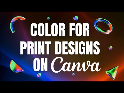 How to pick the correct color for prints on Canva