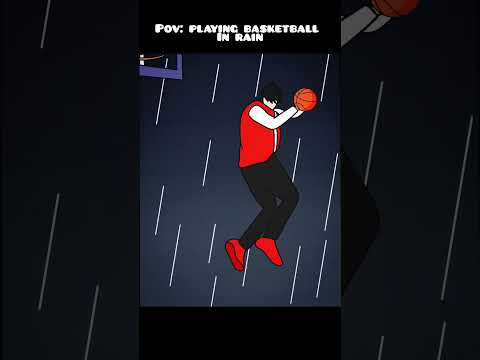 Playing basketball in rain #animation #trending #feel #vibes #basketball #viral #rain #thelocaltrain