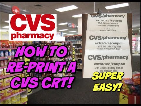 STEP BY STEP | How to RE-PRINT a CVS CRT ~ Super Easy! | Timothy Rojas