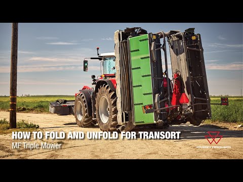 MF Triple Mower How To Guides | Fold and Unfold for Transport