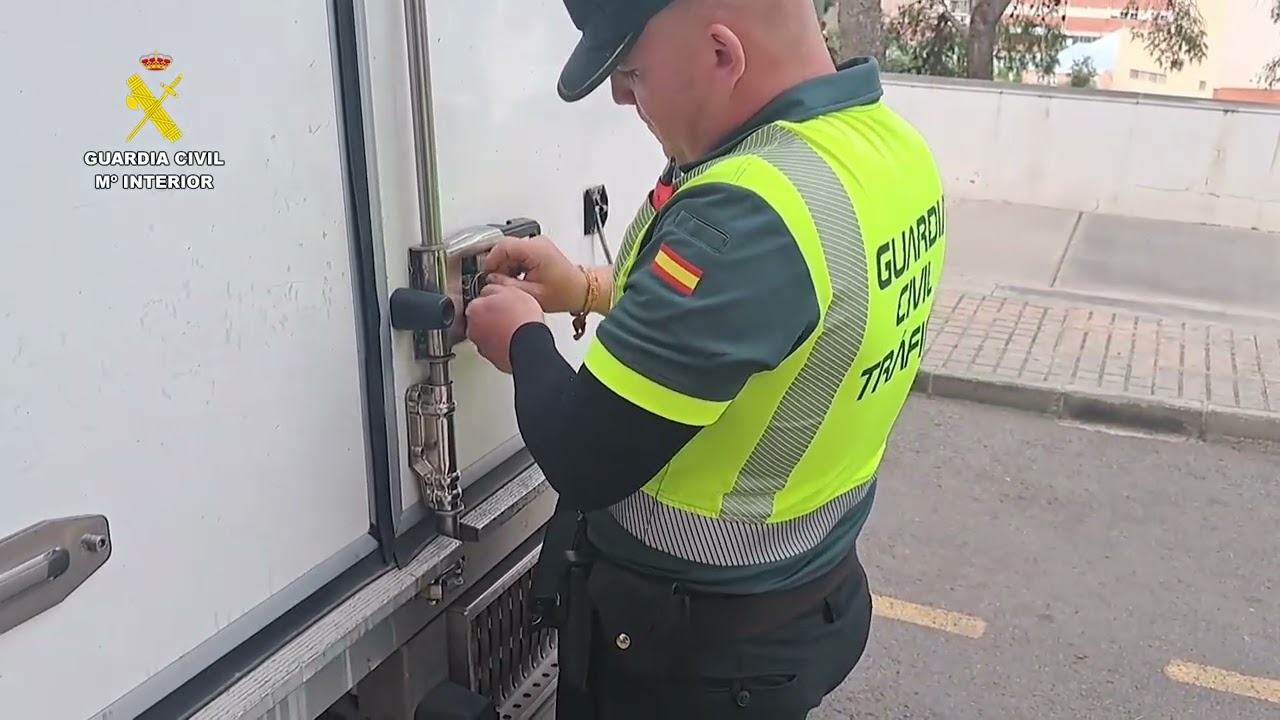 Detenido el conductor de un camión por transportar más de tonelada y media de hachís