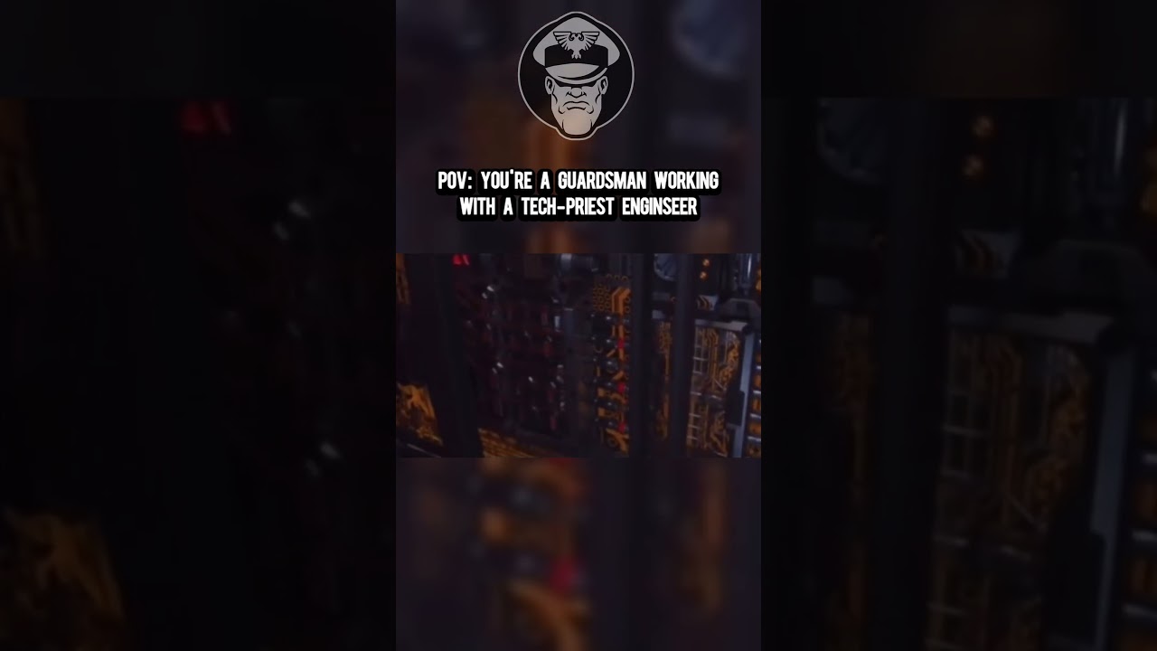 How I'd imagine working with a Tech-Priest would be like...