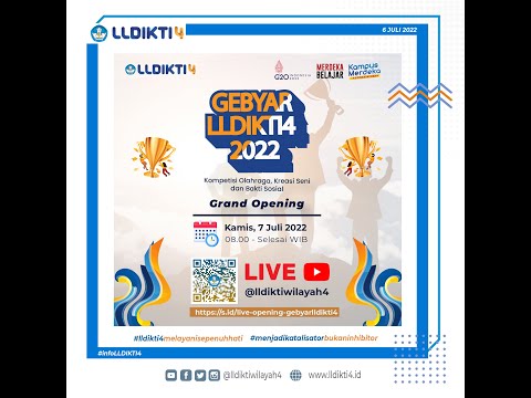 Pembukaan Gebyar LLDIKTI Wilayah IV