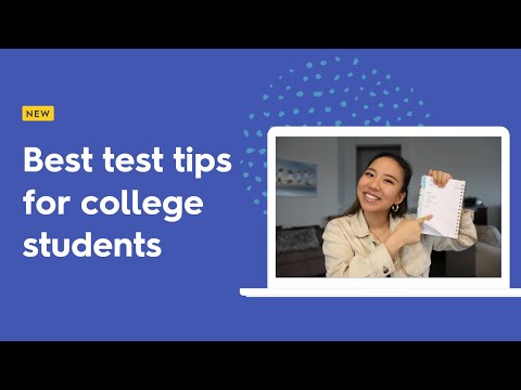 5 best test studying tips for college students (With Angelica Song)