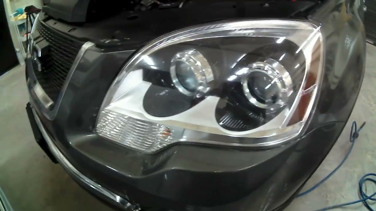 GMC Acadia headlight restoration #shorts
