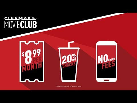 Cinemark Movie Club, the Movie-Loverโs Membership