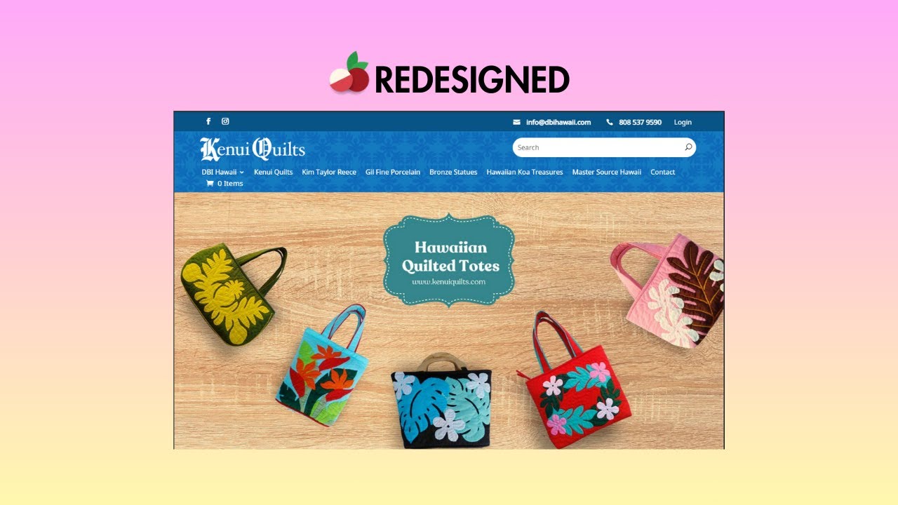 Multi-store Website Weblychee Redesign