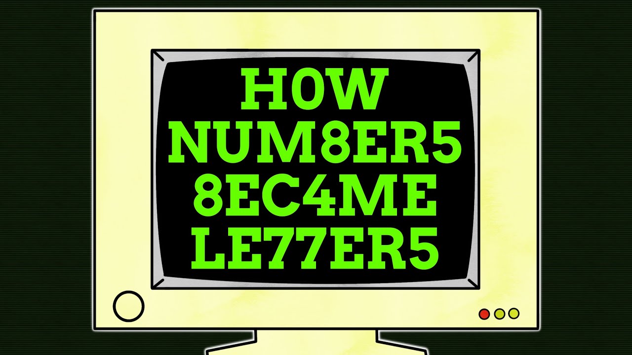 How Numbers Became Letters
