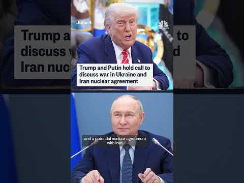 Trump and Putin hold call to discuss war in Ukraine and Iran nuclear agreement