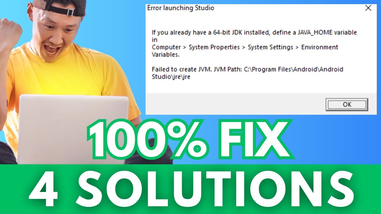 Fix JAVA_HOME Error in Android Studio | JAVA_HOME Error [FIXED]