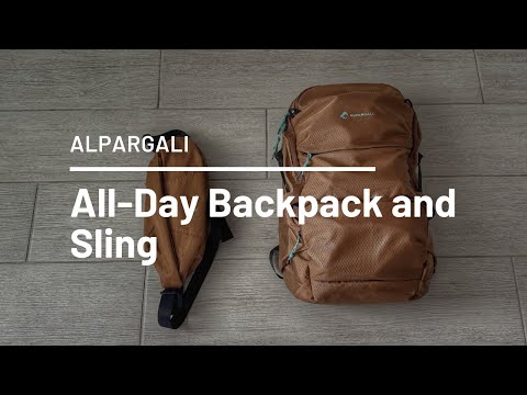 Alpargali All-Day Backpack and Chest Bag Review - Versatile Everyday Carry Backpack and Sling!