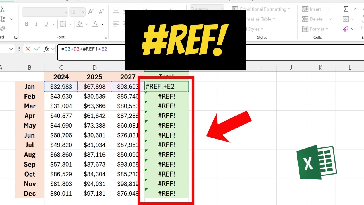 How To Fix #REF! Errors In Excel