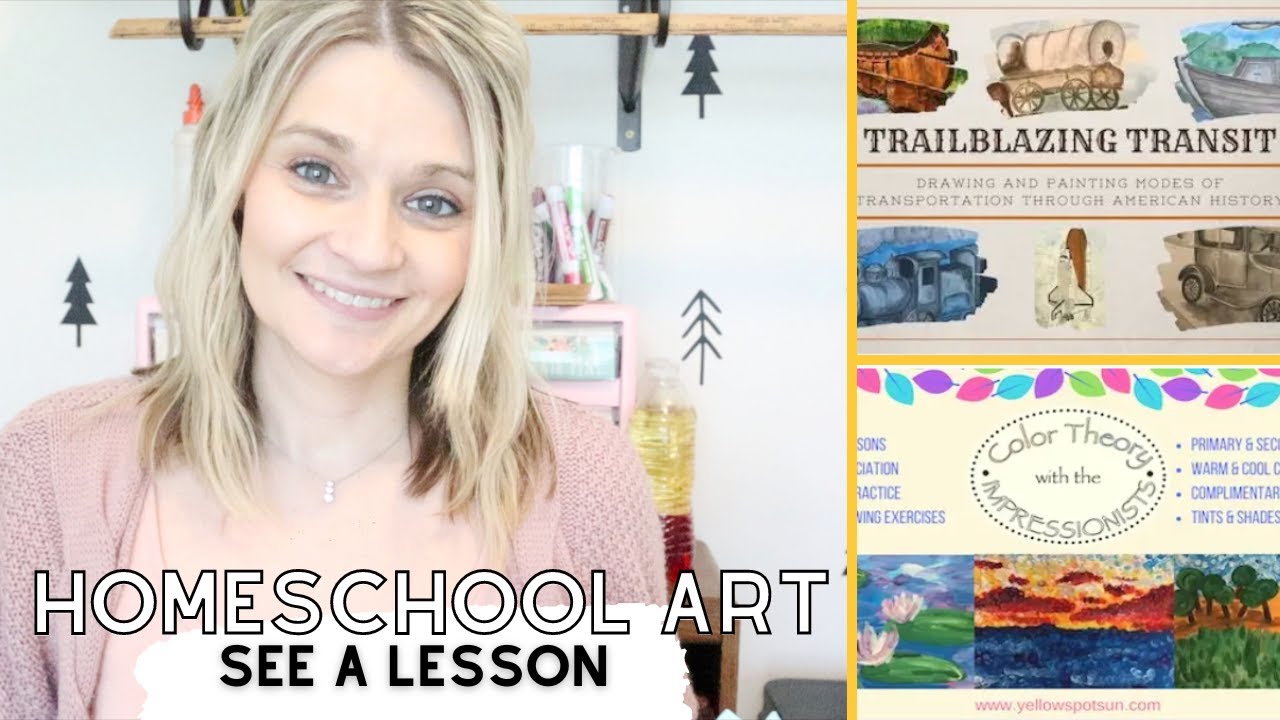 Our Favorite Homeschool Art Class (with video art lessons!) | Homeschool Curriculum | Homeschooling