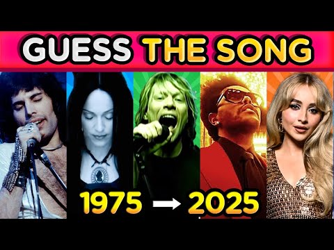 GUESS THE SONG: One Hit Per Year from 1975 to 2025 | 🎶50 Years of Music!