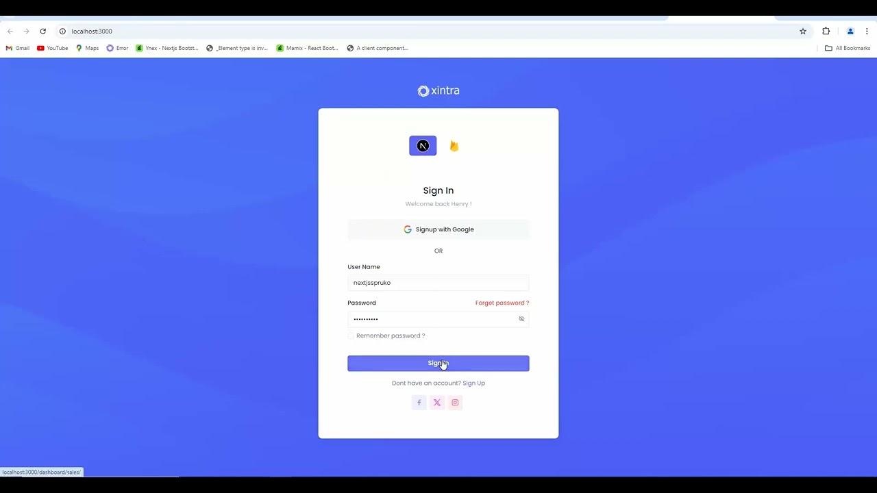 Xintra NextJs Typescript React-Bootstrap Admin Dashboard Template.