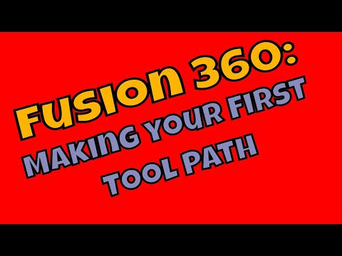 CAM For CNC Router Fusion 360 Beginner Tutorial: Adding Your First Tool Path