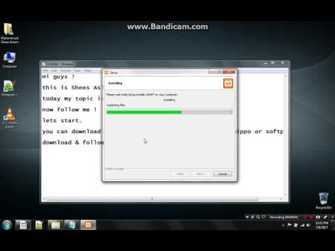 How to download & install xampp & notepad ++ for windows 10