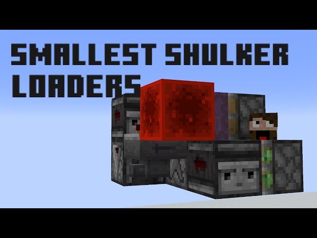 New Record: Smallest Shulker Loaders in Minecraft (3×3×3 & 3×2×3 ...